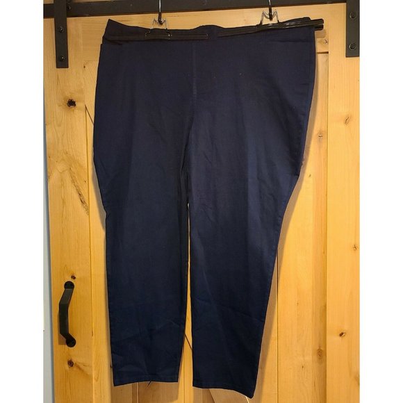 Catherines | Pants & Jumpsuits | Catherines Blue Essential Flat Front ...